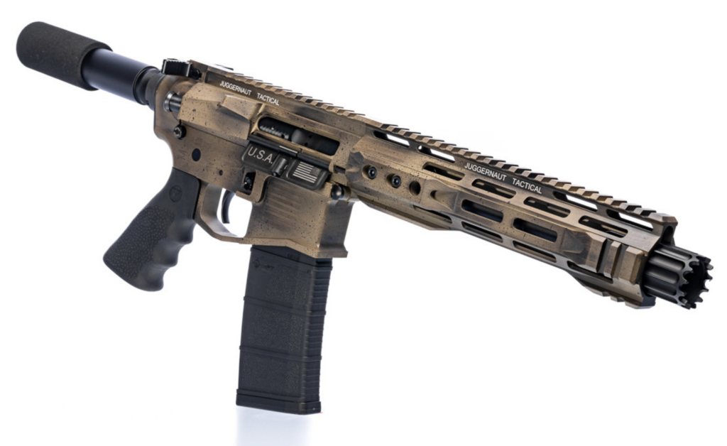 JUGGERNAUT TACTICAL AR-15 PISTOL DISTRESSED BURNT BRONZE (CA ROSTER ...